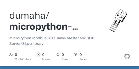 Github Dumaha Micropython Modbus Micropython Modbus Rtu Slave Master And Tcp Server Slave Library