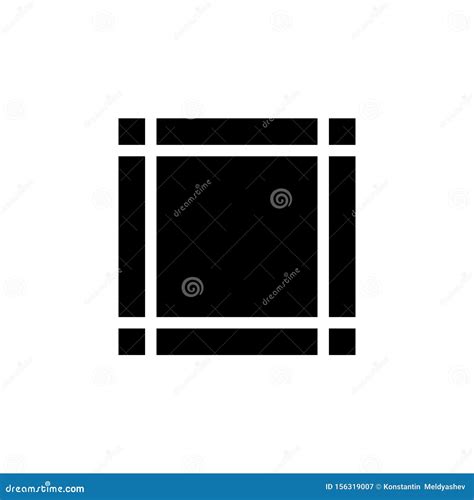 margin text icon simple glyph vector of text editor set icons for ui