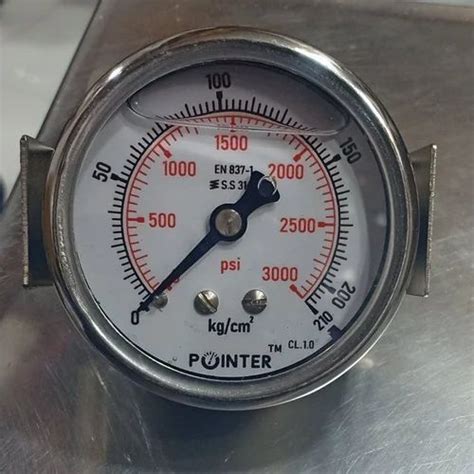6 Inch 150 Mm Pointer Precision Test Pressure Gauge 60 Psi At Rs 1850 Piece In Mumbai