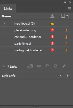 Fixing Broken Links And Missing Fonts In A Document IU Only Files InDesign The Basics All