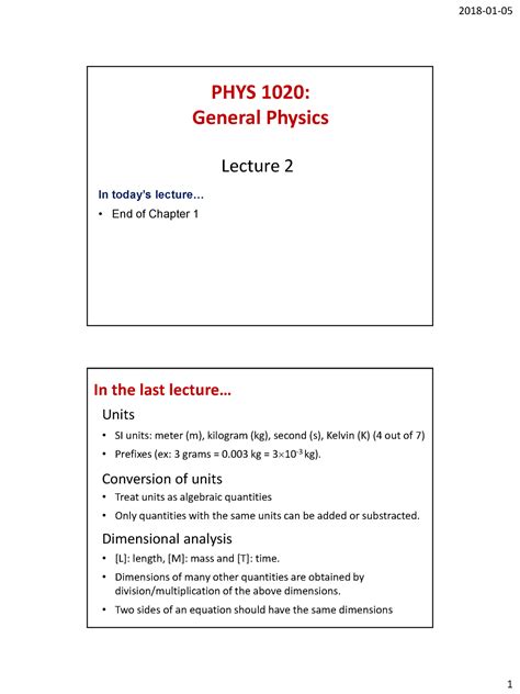Phys1020 Lect02 Ch1 Lecture Notes 2 Warning Tt Undefined Function