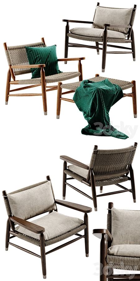 Flexform Tessa Armchair Down3dmodels