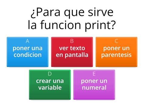 Cuestionario De Python Quiz