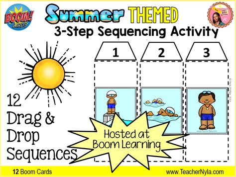 3 Fun Summer Sequencing Activities Nylas Crafty Teaching