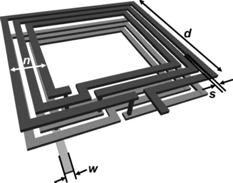 Metal Inductor Layout Download Scientific Diagram