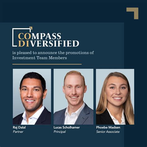Compass Diversified Nyse Codi On Linkedin Congratulations To Raj