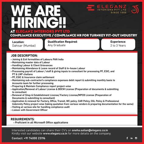 Sneha Salian On Linkedin Looking For Candidates From Mumbai Do Apply