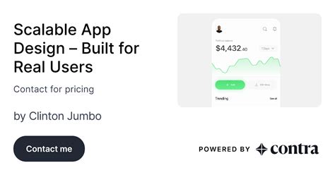 Scalable App Design Built For Real Users By Clinton Jumbo
