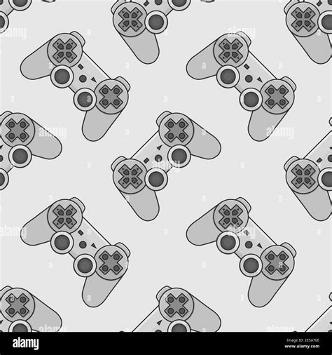 Video Game Controller Gamepad Background Gadgets And Devices Seamless Pattern Stock Photo Alamy