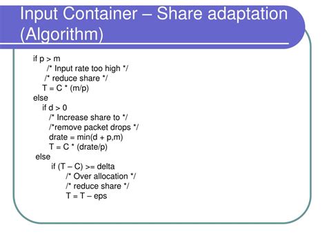ppt adaptive cpu allocation for software based router systems