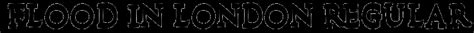 Flood Std Font Free Download Maisfontes