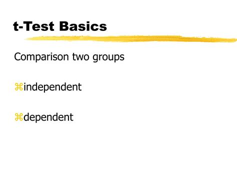 Ppt T Test Powerpoint Presentation Free Download Id4454058