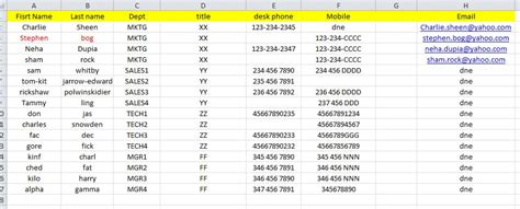 Match 2 Columns First And Last Names On Two Excel Worksheet And Copy