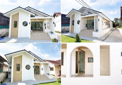 บ้านสไตล์ญี่ปุ่นมินิมอล สไตล์นอร์ดิกโทนสีขาว รูปทรงสวยโดดเด่น Sarakaset Com