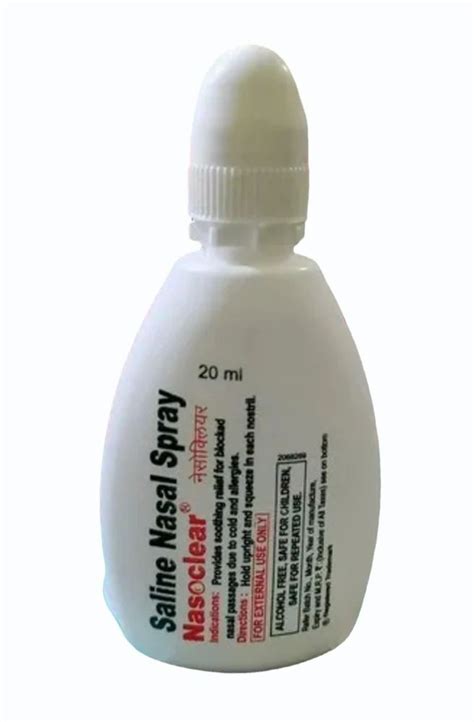 Nasoclear Saline Nasal Spray 065 20 Ml At ₹ 130piece In Nagpur