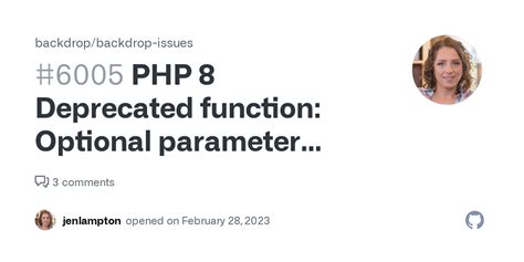 Php 8 Deprecated Function Optional Parameter Input Declared Before Required Parameter Form