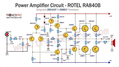 D1047 Amplifier Circuit Diagram At Earl Sigala Blog