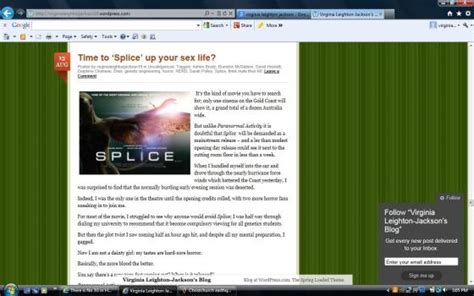 Time To ‘splice Up Your Sex Life Virginialeightonjackson