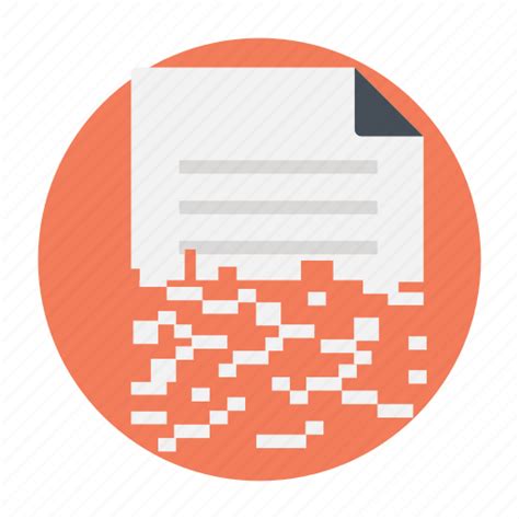 confidential information document encryption file private data icon
