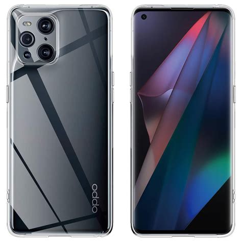Flexi Slim Gel Case For Oppo Find X Pro Clear