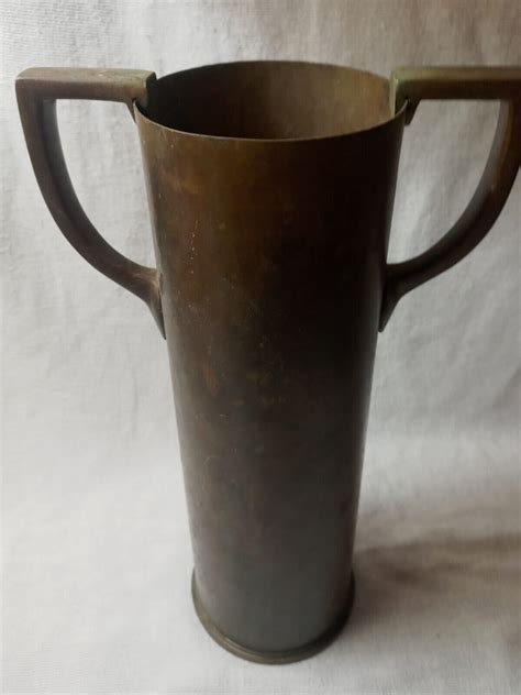 Ww1 Shell Casing Trench Art Markings On Bottom See Photos 2 8 17 4662031229