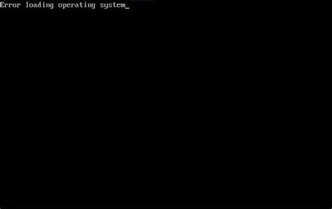 Error Loading Operating System In Windows 10 Solved Now