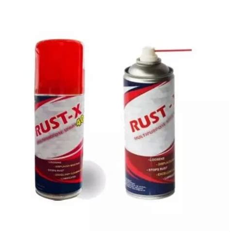 Rust X 40 450 Ml Rust Remover Rust Cleaner Multipurpose Spray Lubricating Spray Loosen Nut At Rs