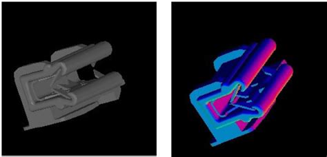 Two Types Of 2d Data Generation Grayscale Image Left And Surface