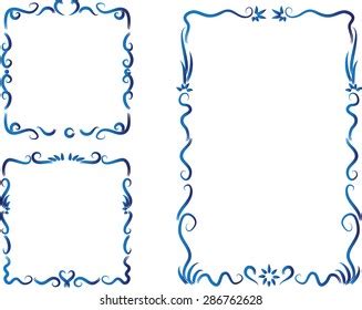 Vector Line Frame Stock Vector Royalty Free 286762628 Shutterstock