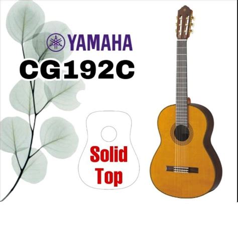 Yamaha Cg192c Classical Guitar Hobbies And Toys Music And Media Musical