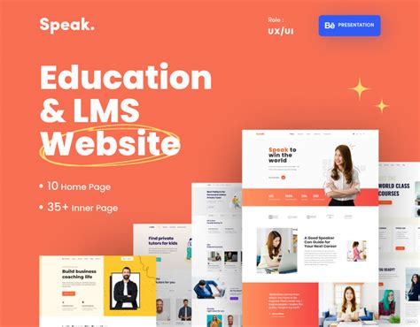 Education And Lms Figma Template Behance