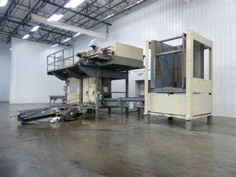 Used Alvey 881 High Level Automatic Case Palletizer