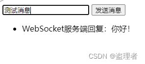 Java WebSocket Demo 案例手把手教学 记录 websocket建立连接demo CSDN博客