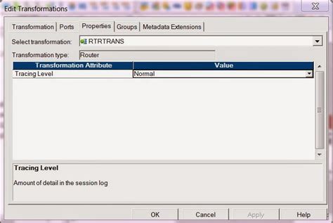 Router Transformation