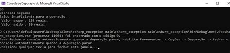 como ficou o meu método sacar c entendendo exceções alura