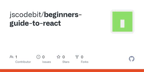 Github Jscodebit Beginners Guide To React