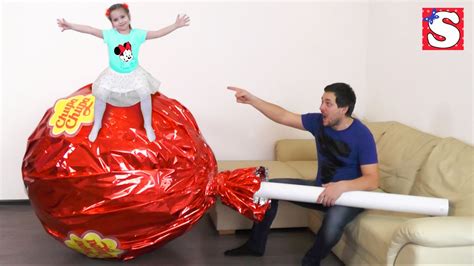 DIY Чупа Чупс 3 Метра Самый большой в Мире /Giant Chupa Chups Lollipops ...