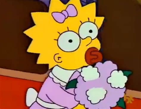 Gangster Maggie Simpson