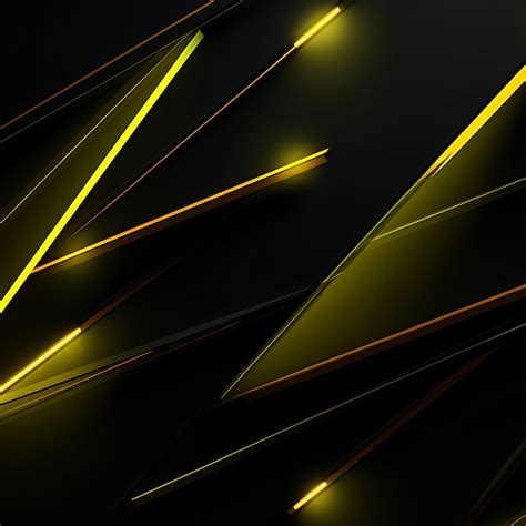 Premium Photo Geometric Angular Lines Abstract Forms Lemon Yellow