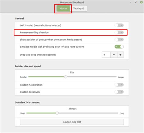 Linux Mint How To Invert The Scroll Direction Technipages