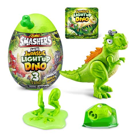Buy Smashers Mini Jurassic Light Up Dino Egg T Rex By Zuru