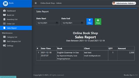 Online Book Shop System In Php My Sql With Source Code