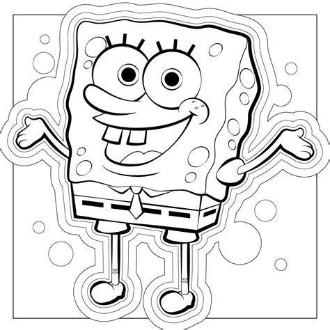 Patrick Star Png Download Black And White Rr Collections