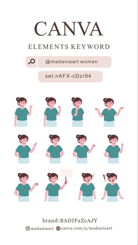 Canva Elements Keyword Woman