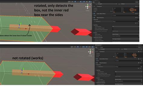 Collisions Dont Work On Physicsworldcastray If Colliders Are Rotated Runity3d