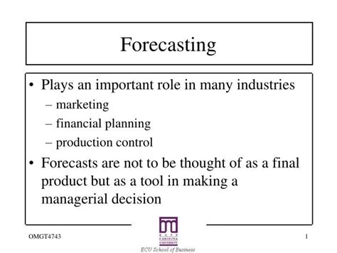 PPT Forecasting PowerPoint Presentation Free Download ID 5601067