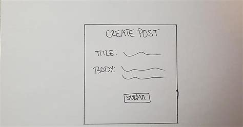 Create Post Wireframe Imgur