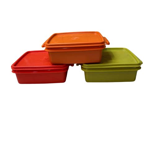 3 Tupperware Containers S