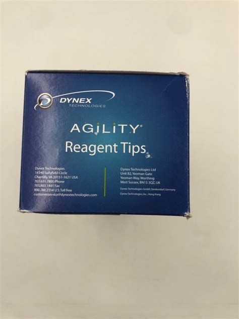 Dynex 67920 Agility Reagent Tip 490 Box Gb Tech Usa