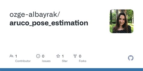 Github Ozge Albayrakarucoposeestimation